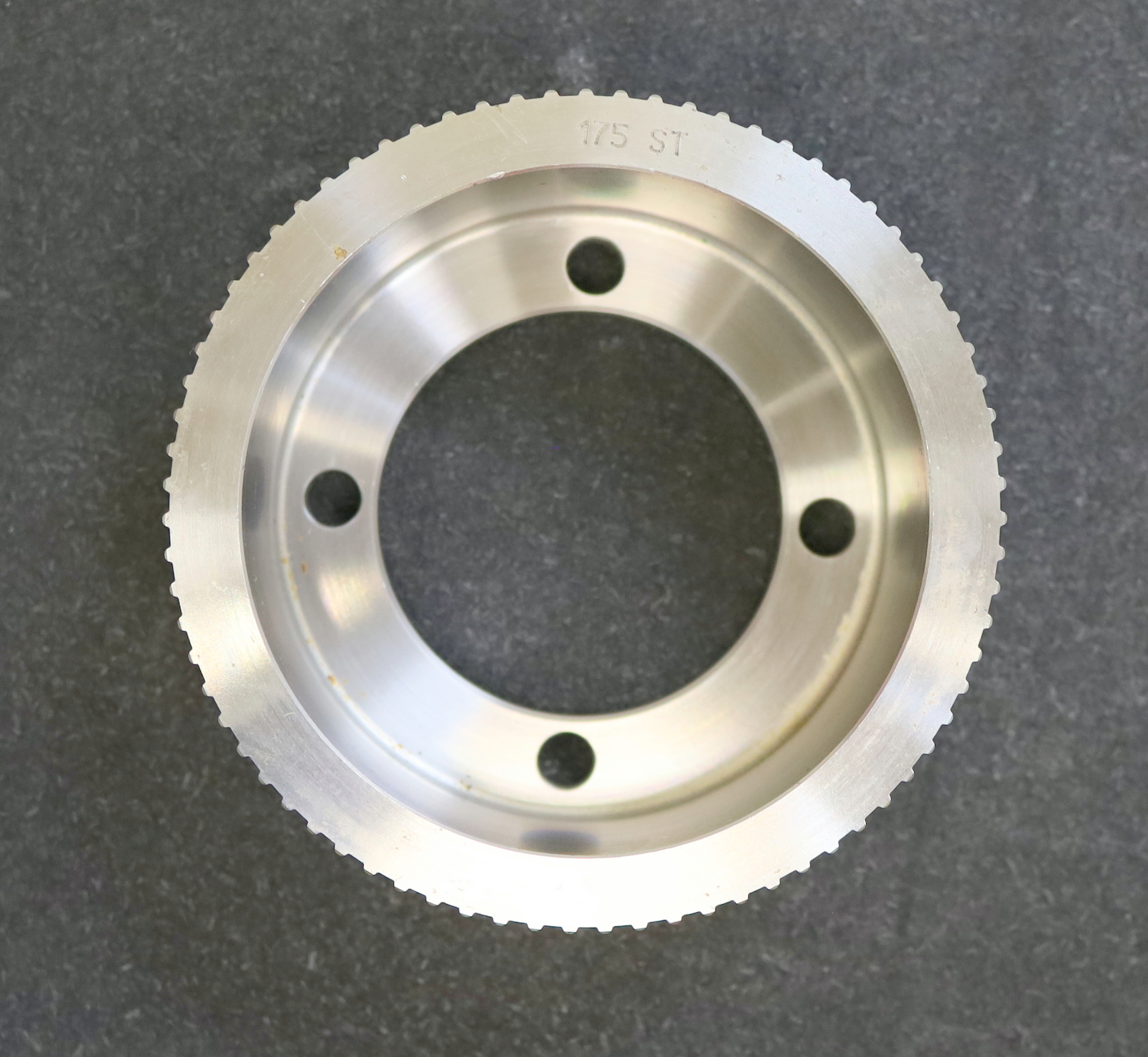 Stainless steel - tooth disc 50AT5/75-0 profile AT5 tooth count 75 belt ...