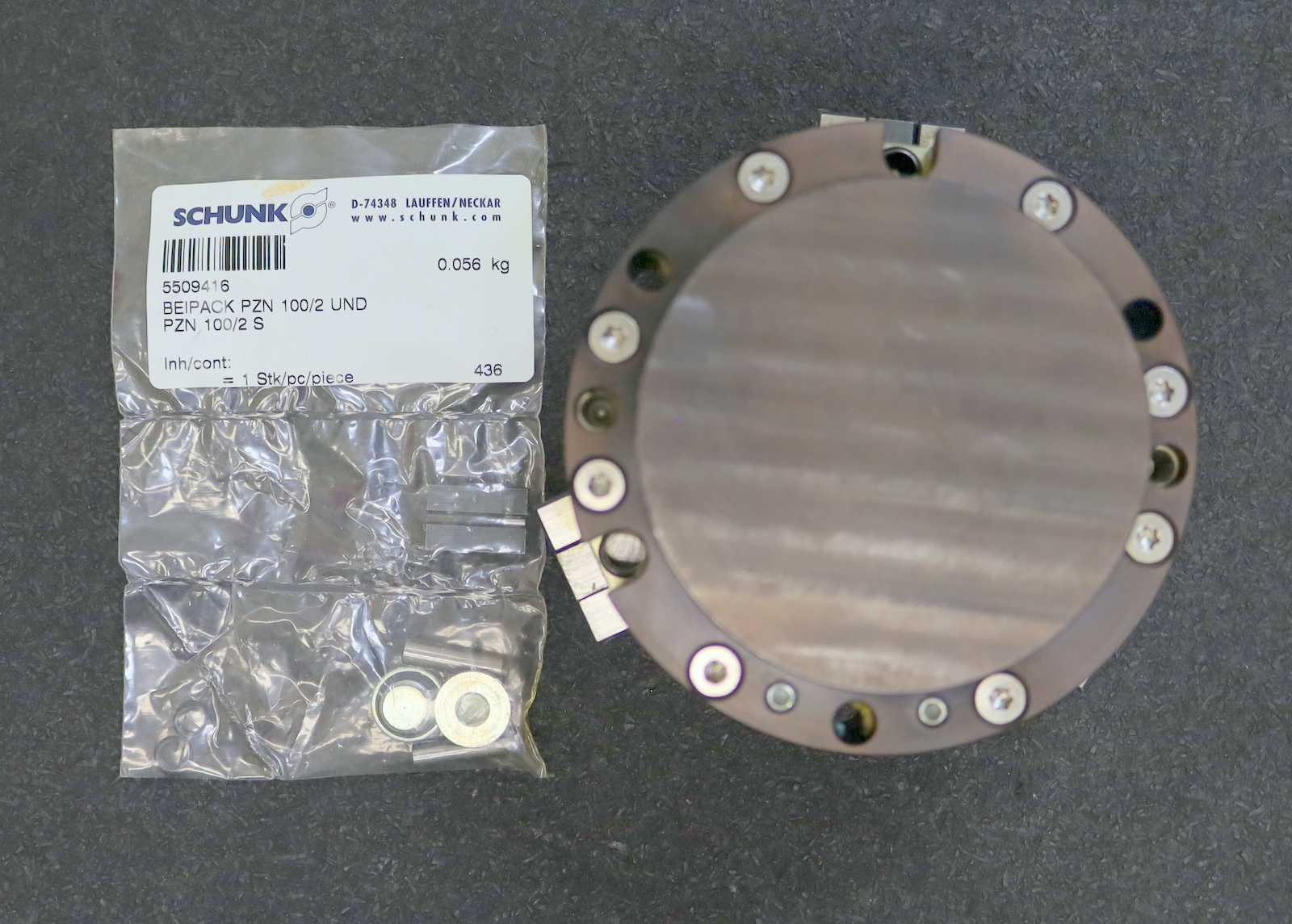 SCHUNK Zentrischgreifer Centric-Gripper PZN-100-2-IS ID 0300642 3 ...
