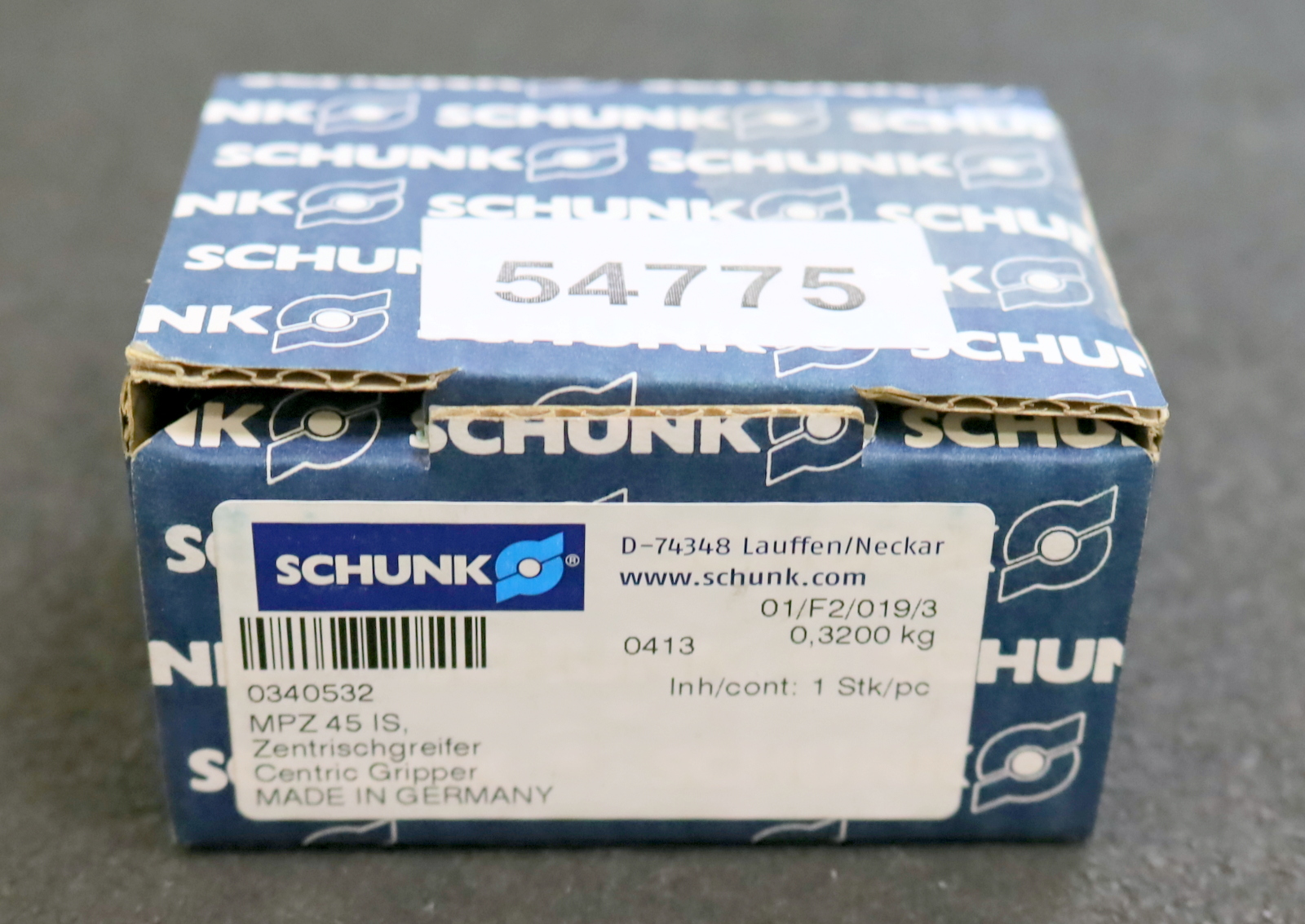 SCHUNK 3-FINGER ZENTRISCHGREIFER MPZ 45 IS ID 0340532 unbenutzt in OVP ...